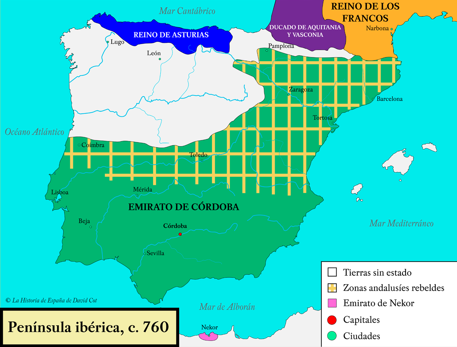 Historia de al-Ándalus omeya. Emirato y Califato de Córdoba (Resumen ...